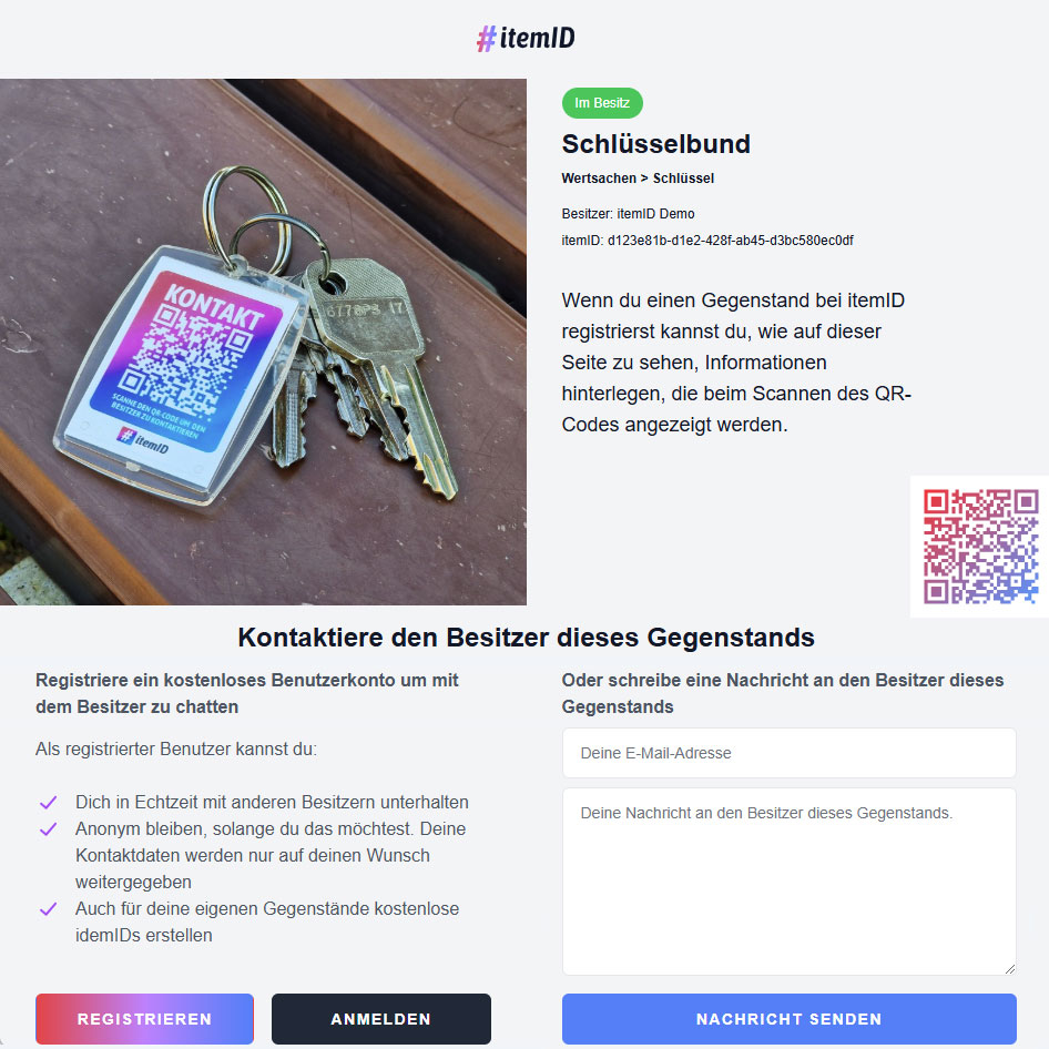 The Modern Identification Solution for Your Belongings | itemID